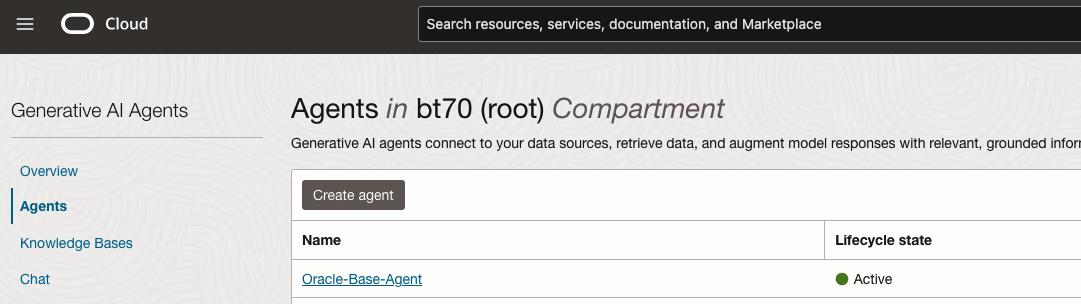 How to Create an Oracle Gen AI Agent « Ora-lytics